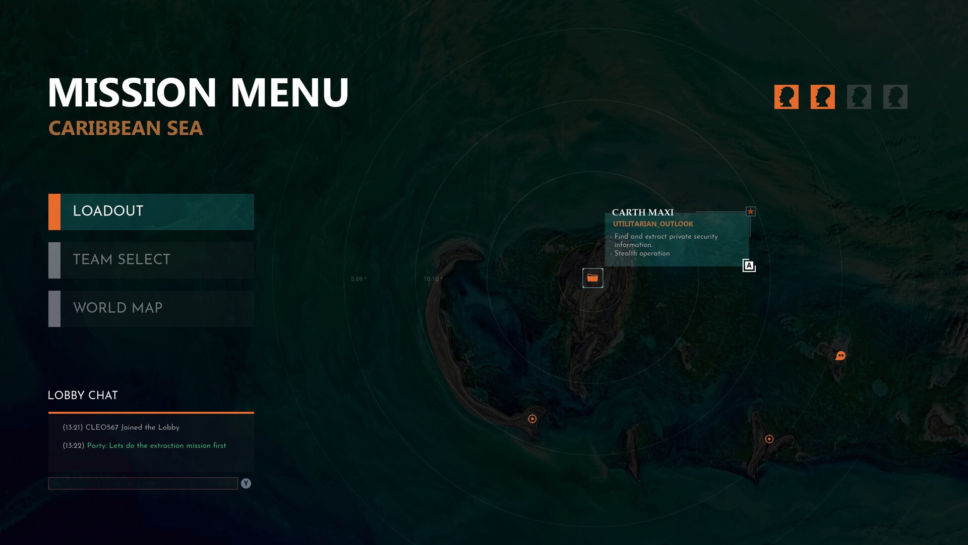 ArtStation - Mission Drop Point UI