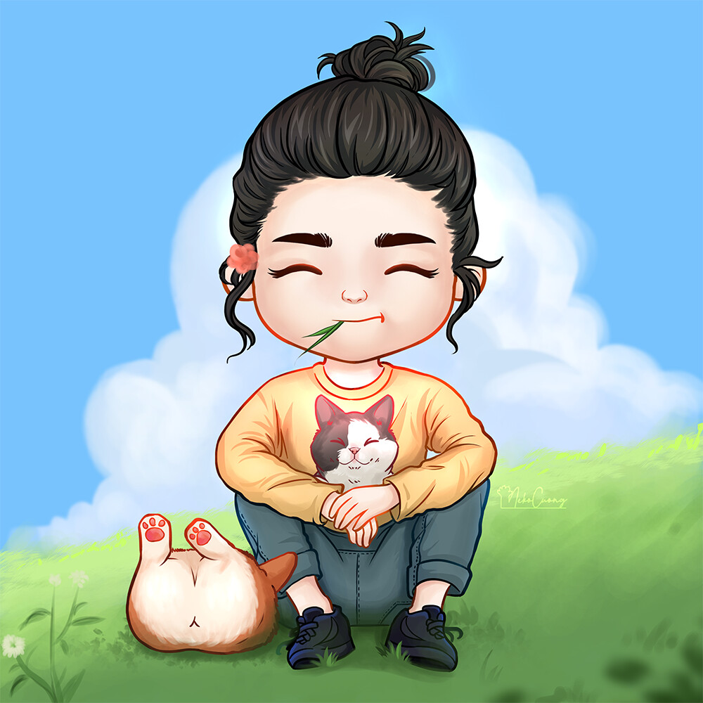 ArtStation - Corgi - Chibi