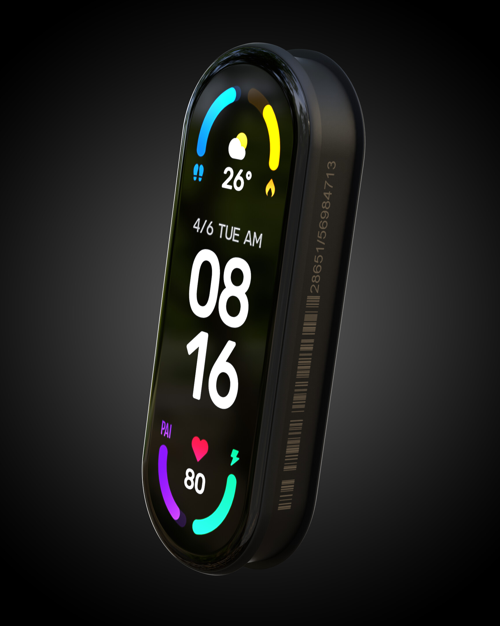 ArtStation - Mi Band 3D Modeling