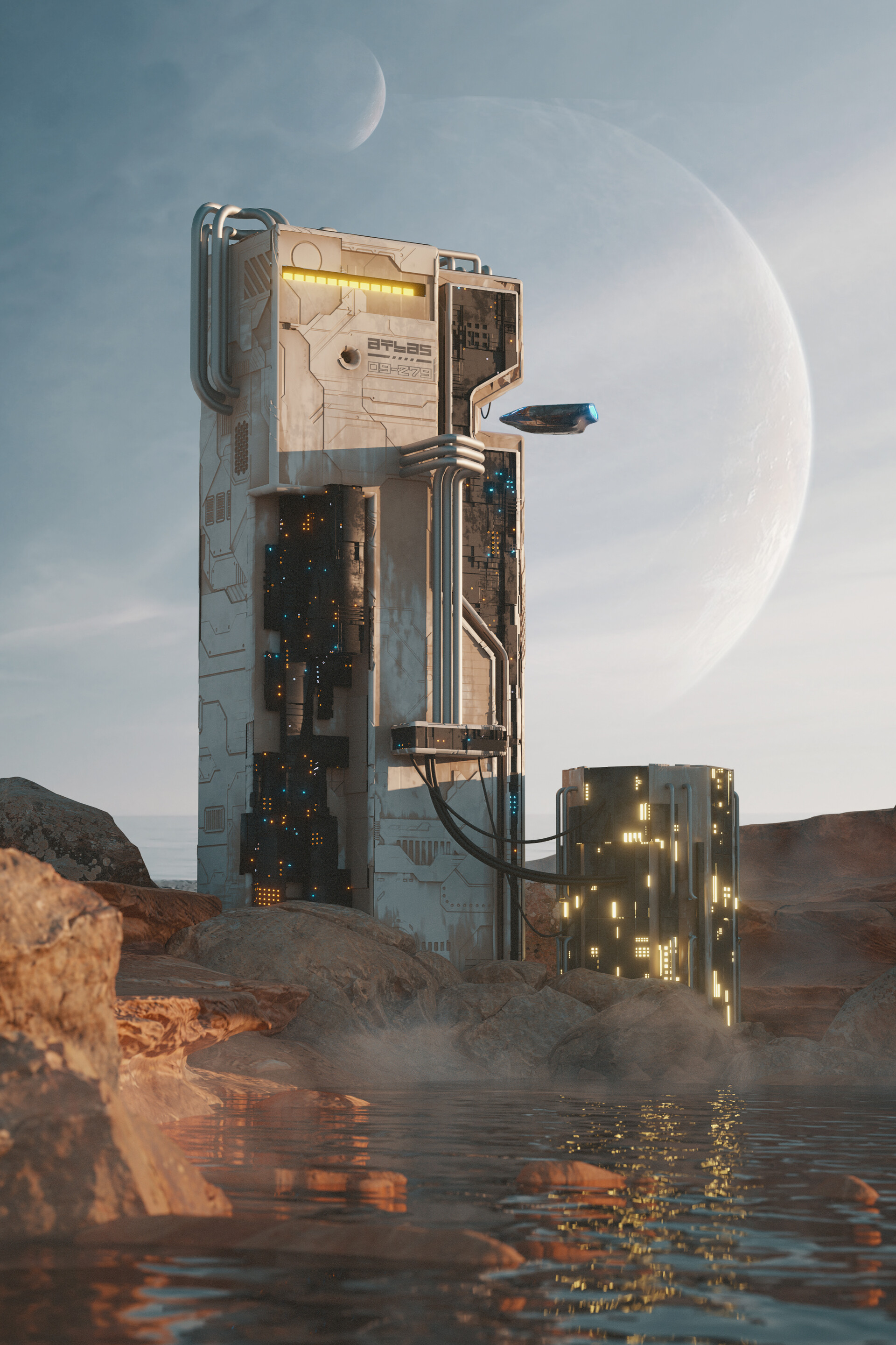 ArtStation - ATLAS factory concept