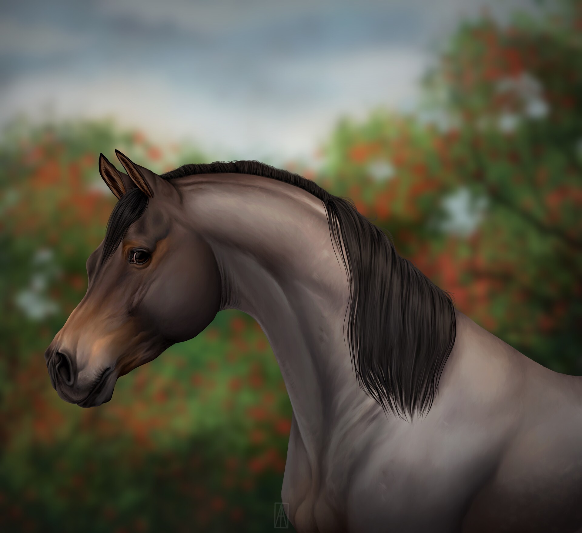 ArtStation - Spring horse