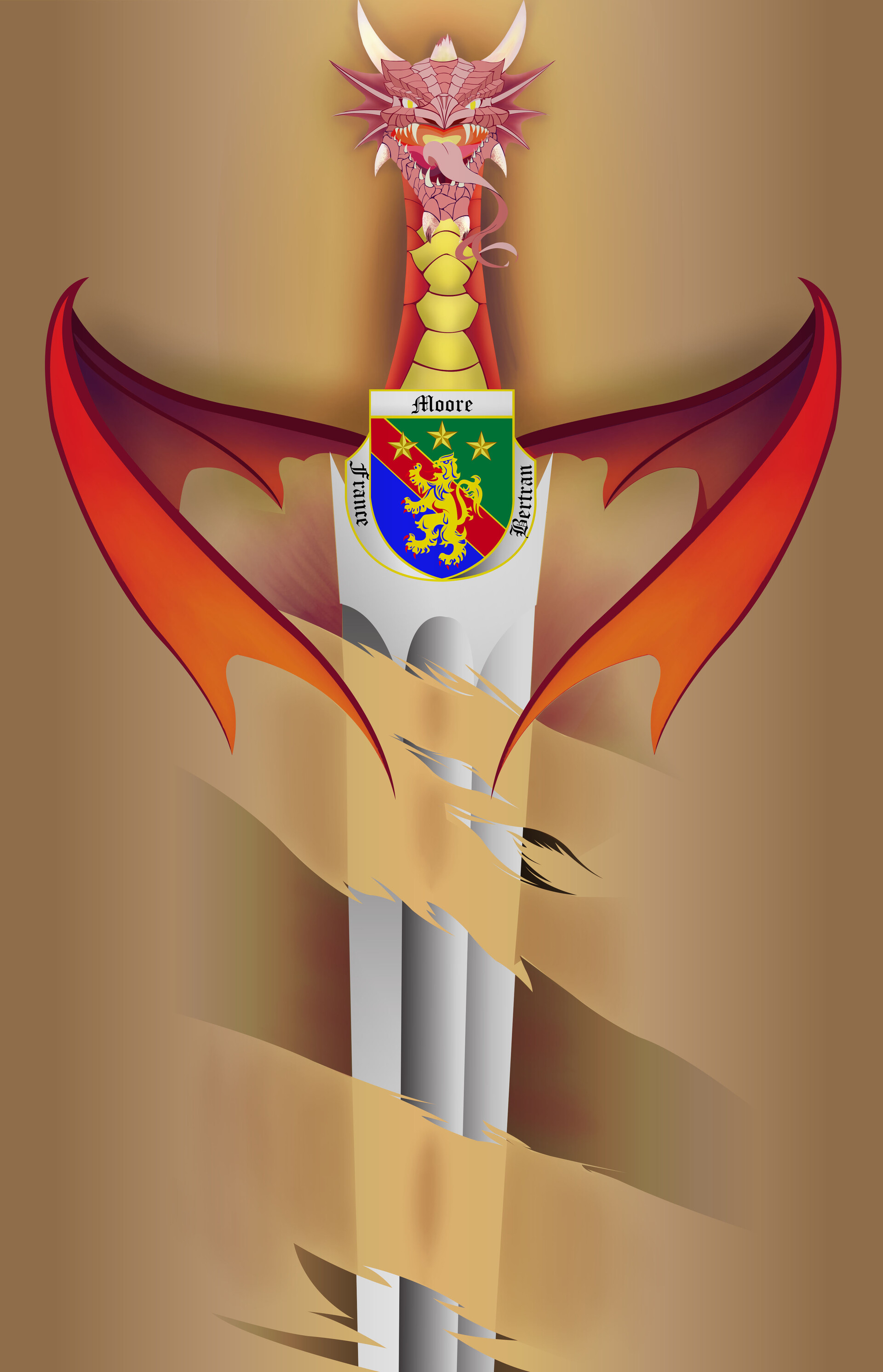 Bertrand Family Crest