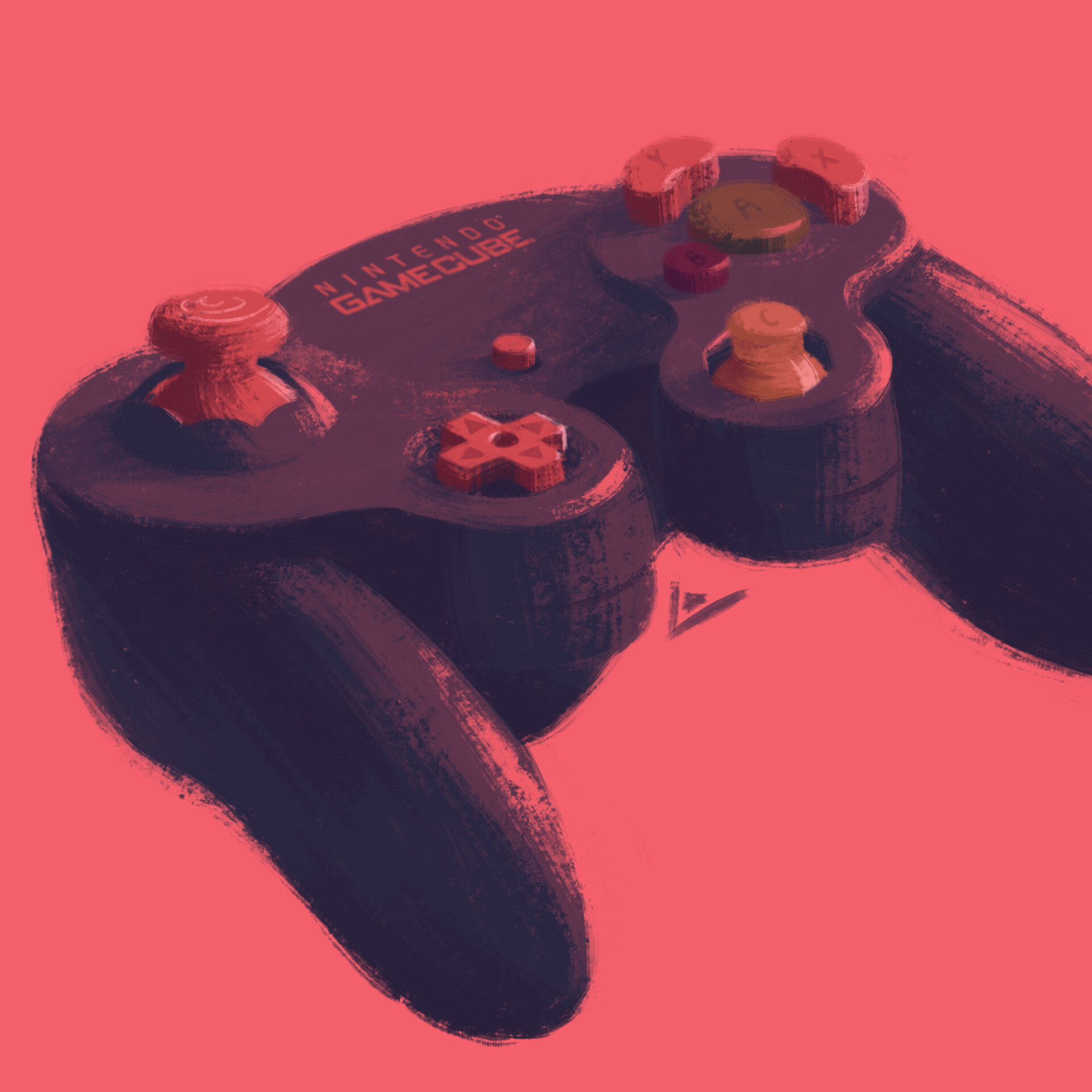 ArtStation - GameCube controller