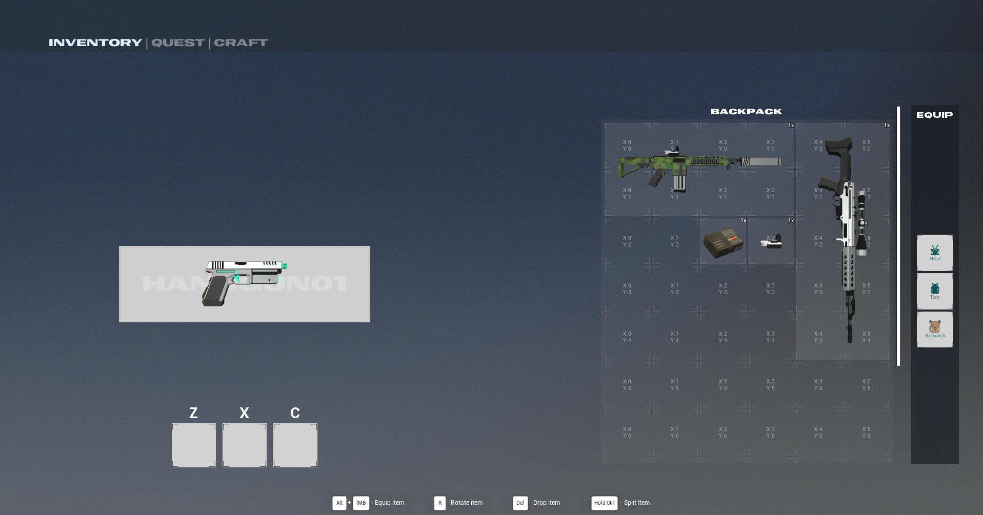 ArtStation - Inventory UI