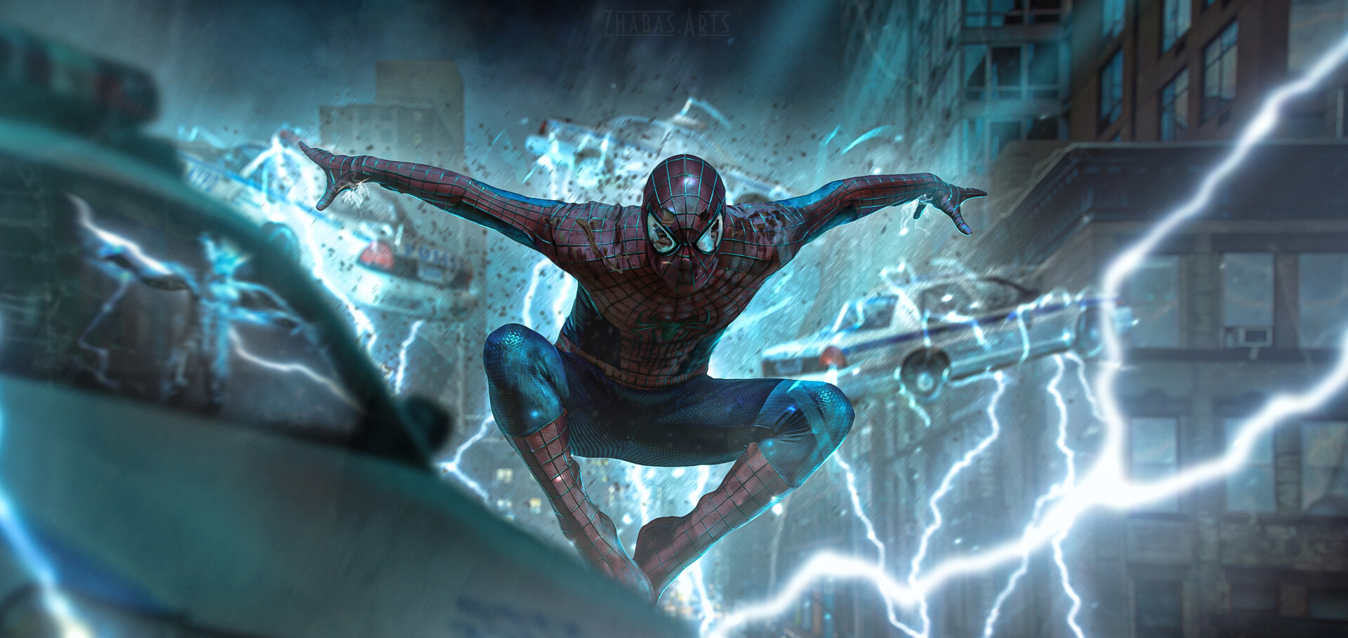 ArtStation - Spider-Man vs Electro