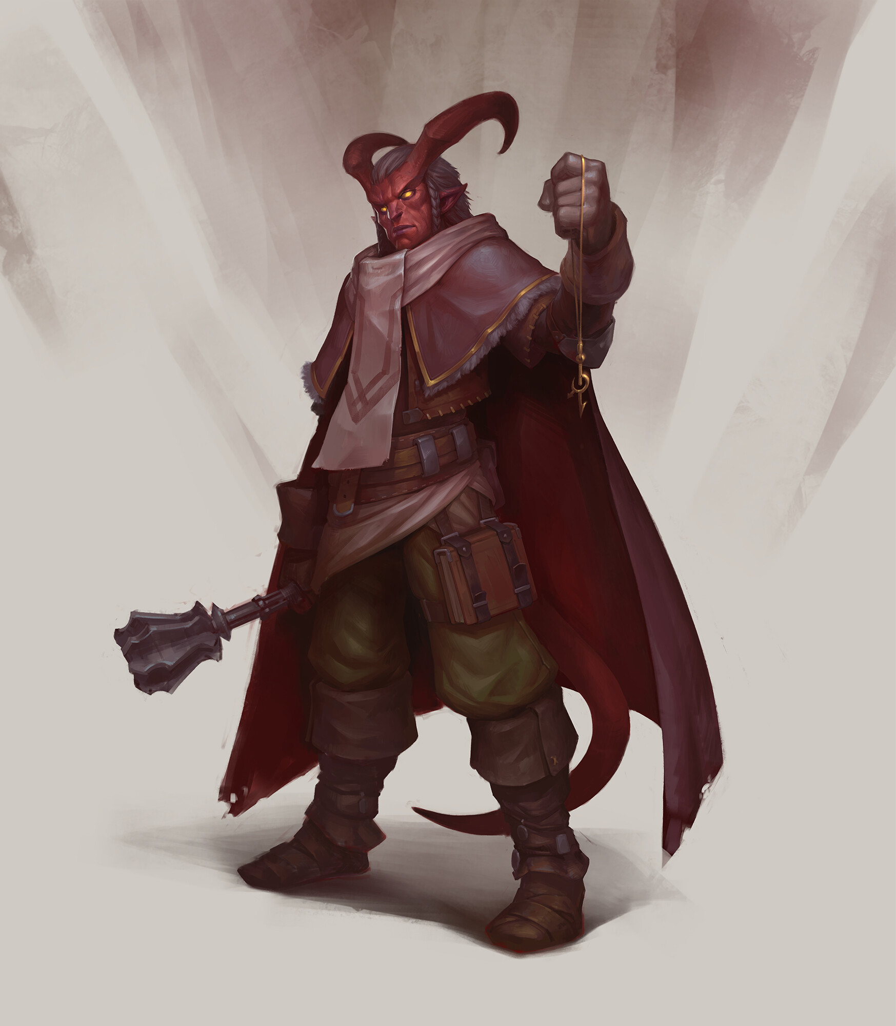 Artstation Tiefling Cleric