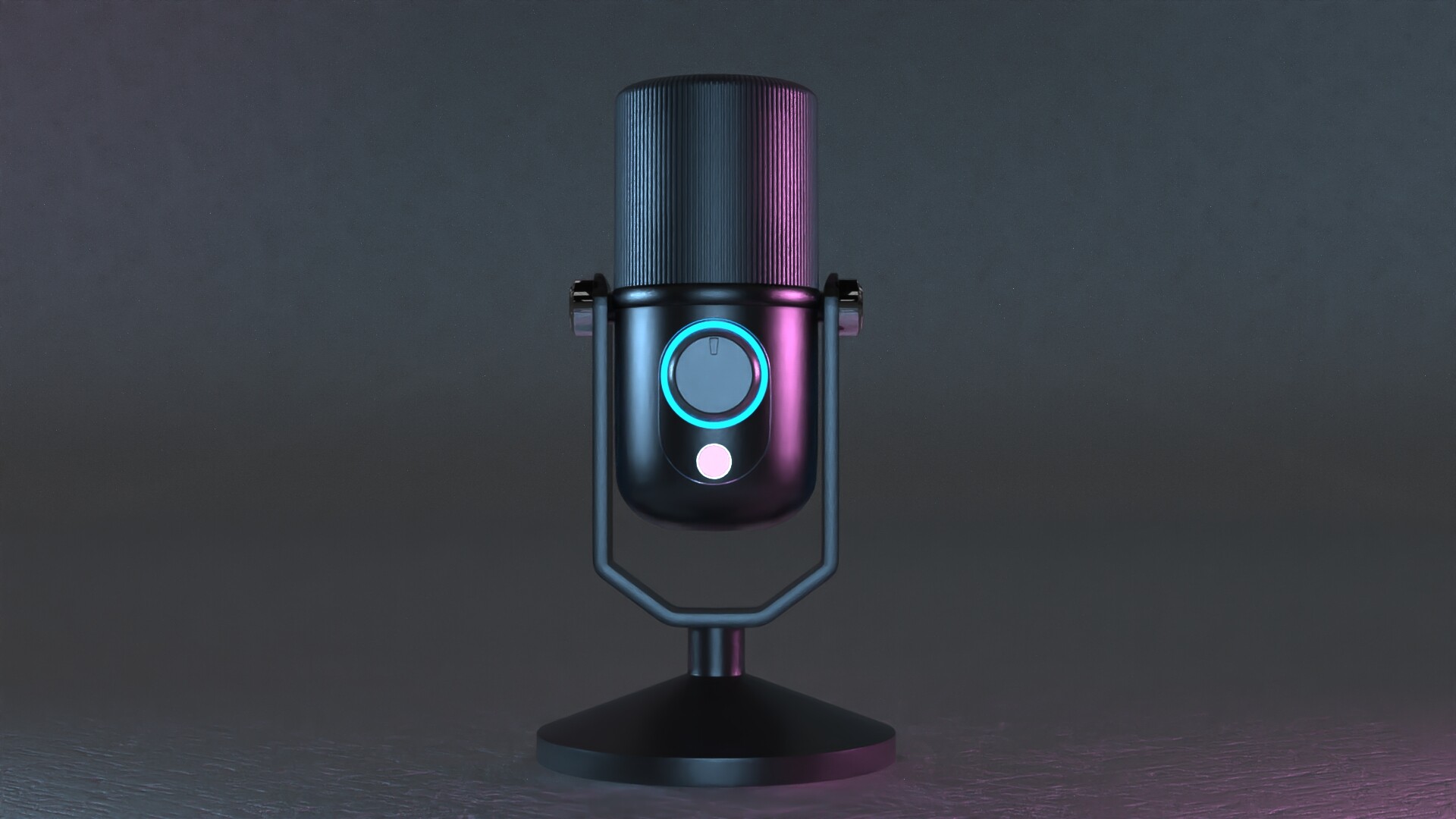 ArtStation - Mic prepared with blender.