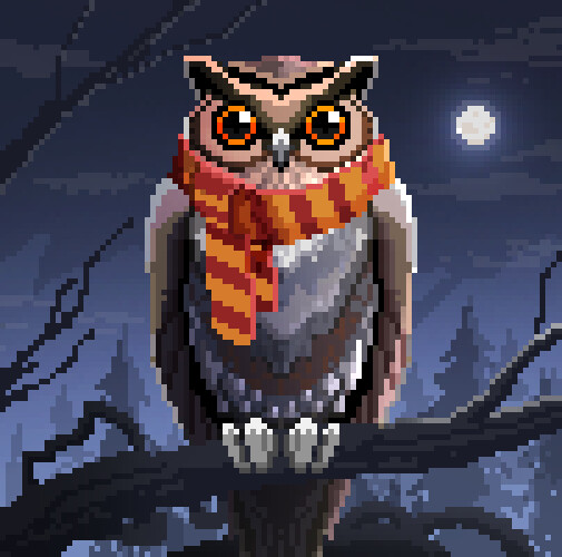 Peacox Studio - Pixel Owl