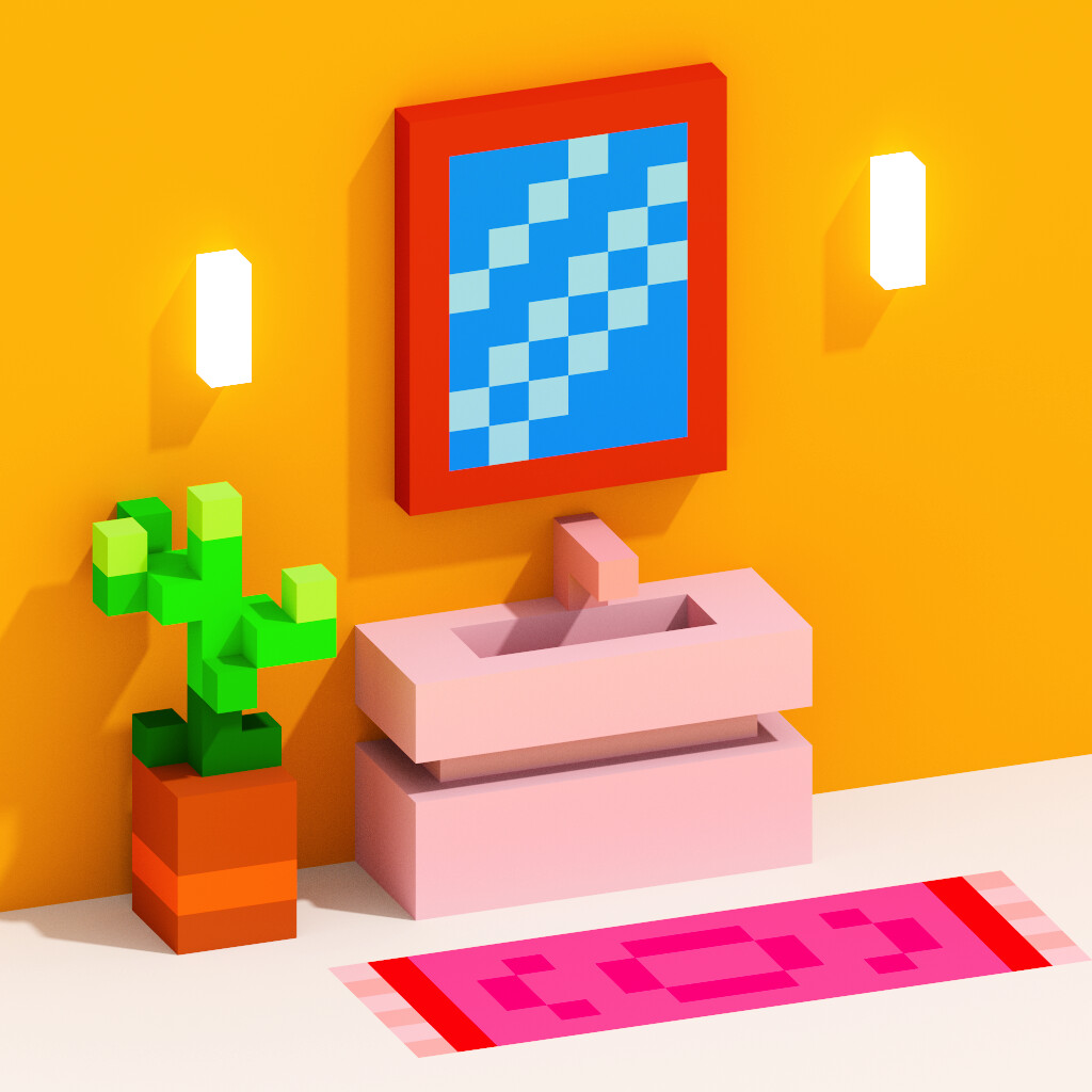 ArtStation - Voxel Interior