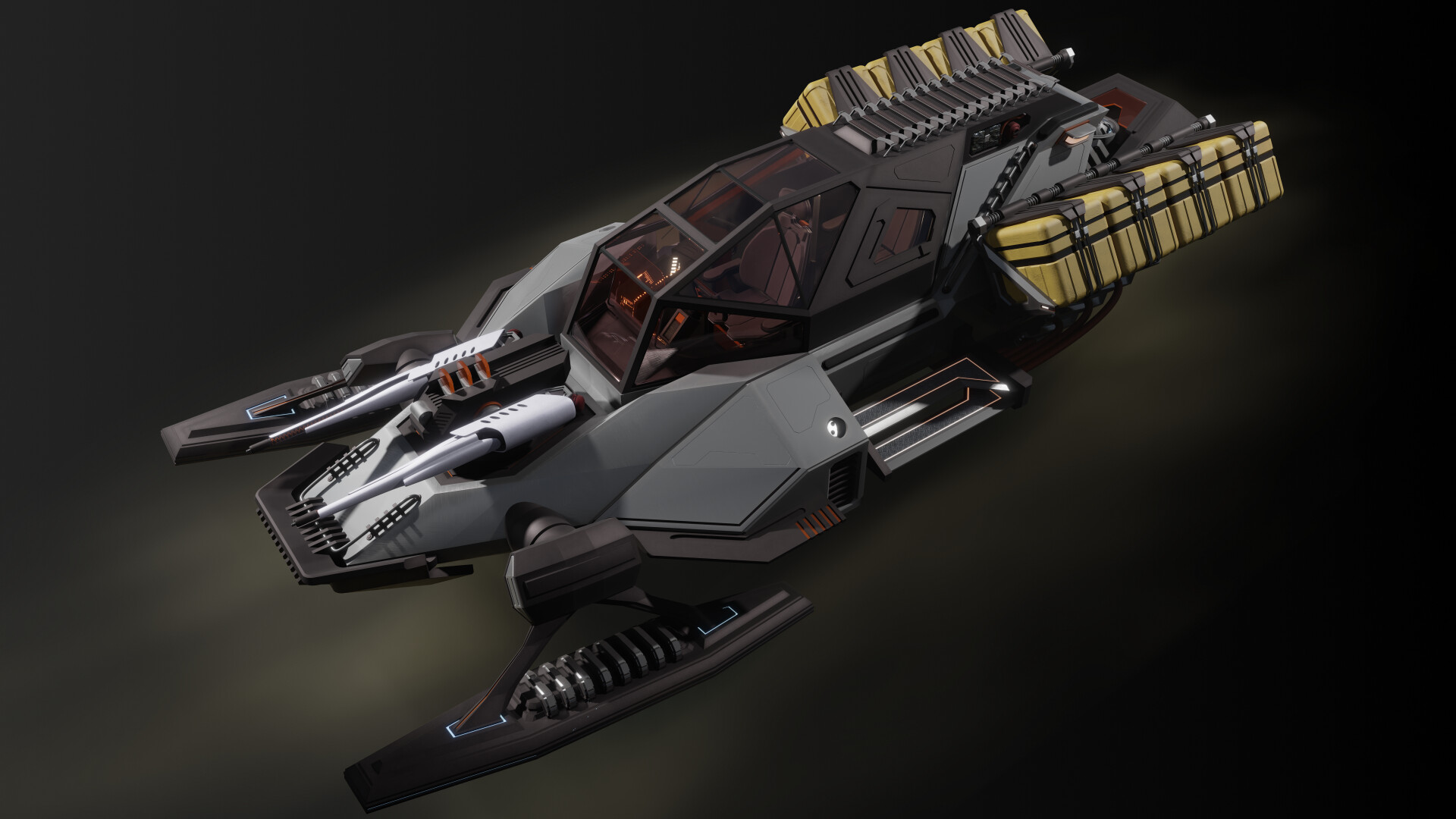 ArtStation - Grav Lev Land Speeder