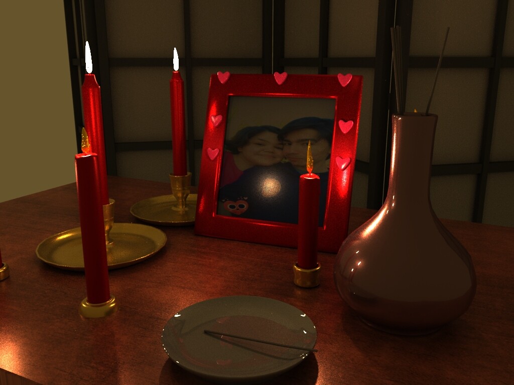 ArtStation - Candle Scene