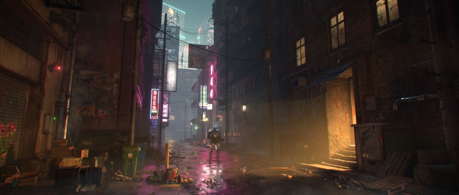 ArtStation - Slum Alley