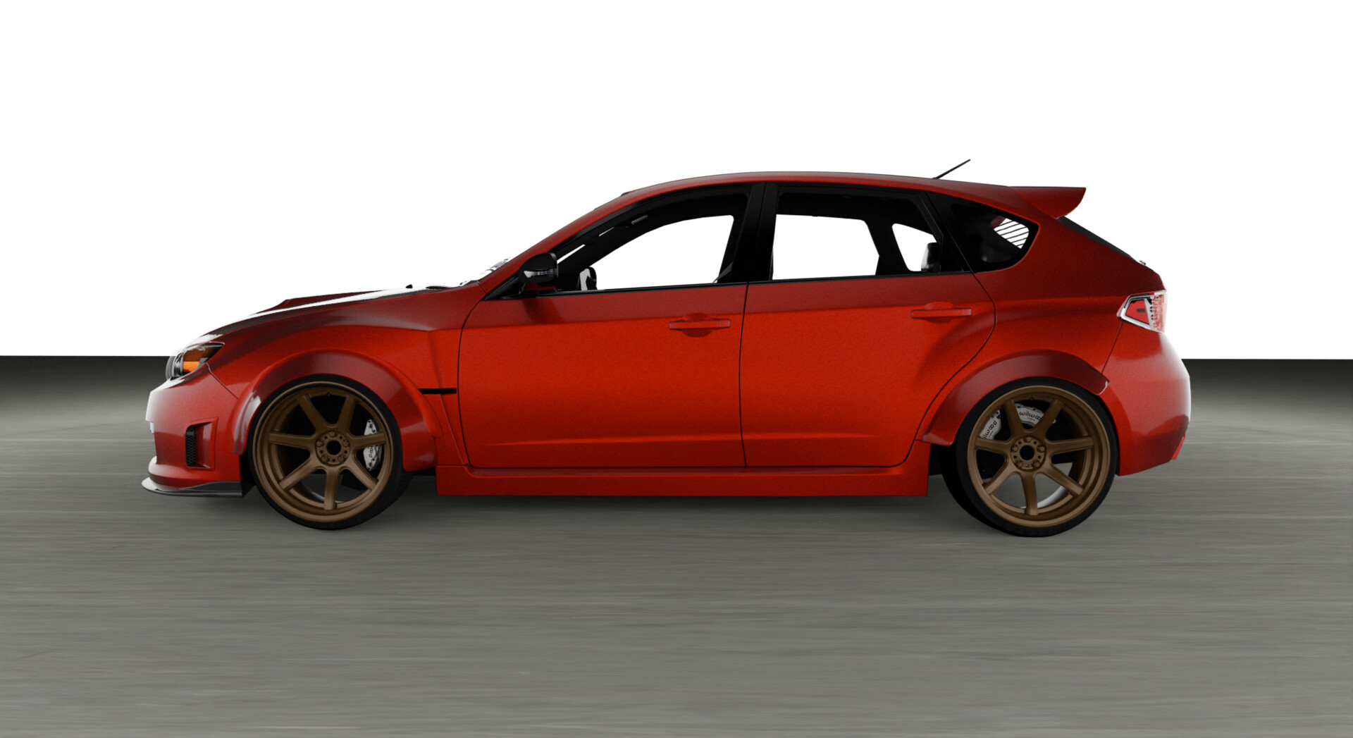 Kaihl Calilap - Widebody Subaru WRX HatchBack PIXEL ART STYLE