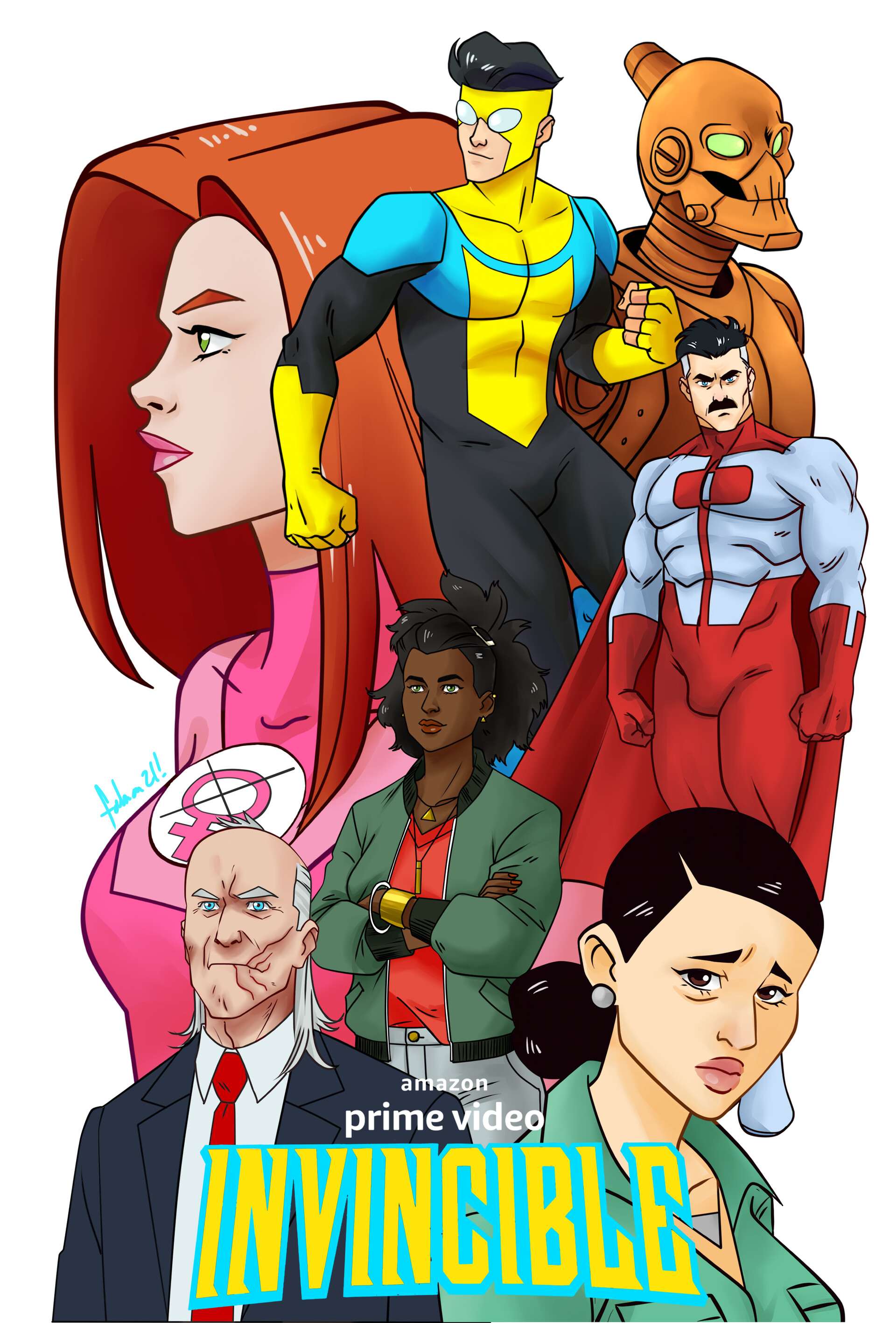 ArtStation - Invincible poster