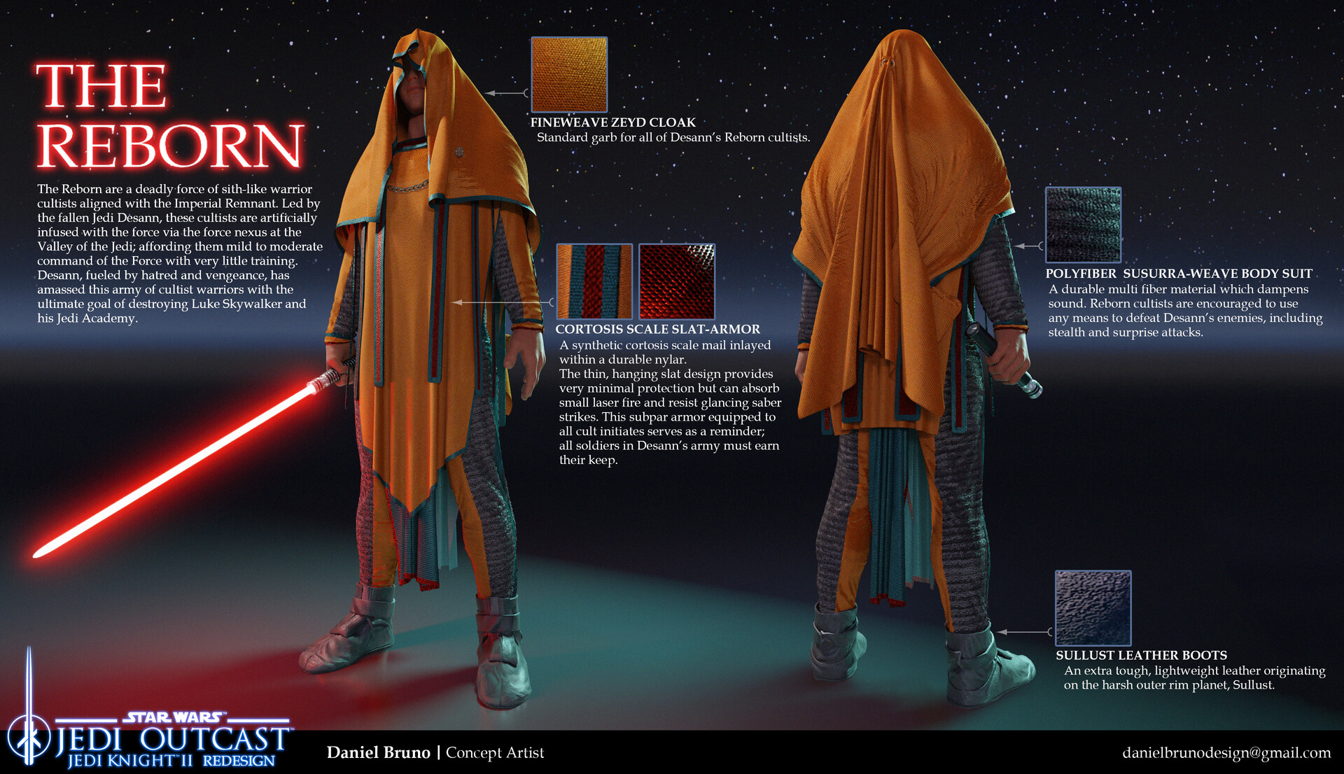 ArtStation - Star Wars Jedi Knight 2 (Fanart): Reborn Redesign