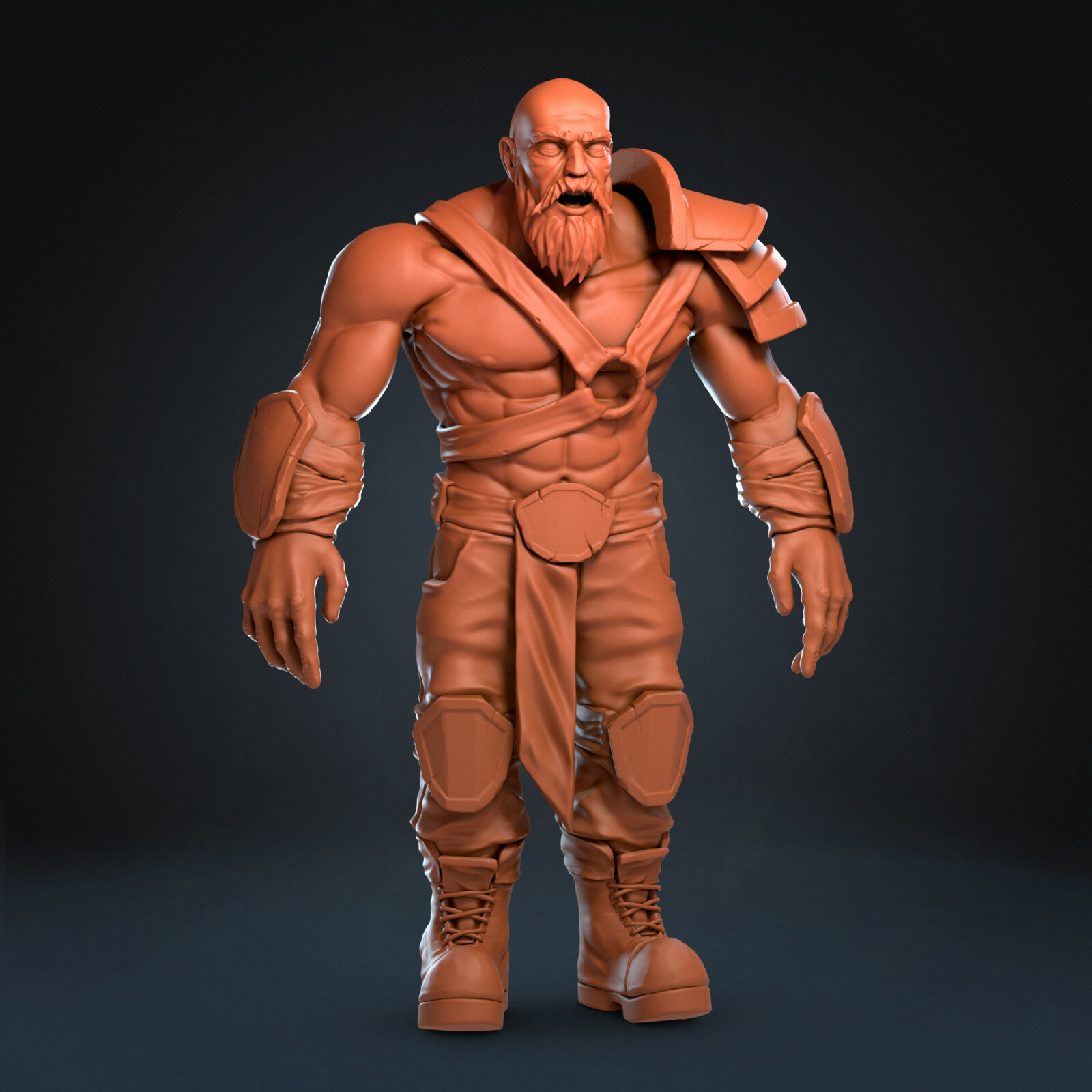 Dmitry Ivanov - The Northerner (clay render)