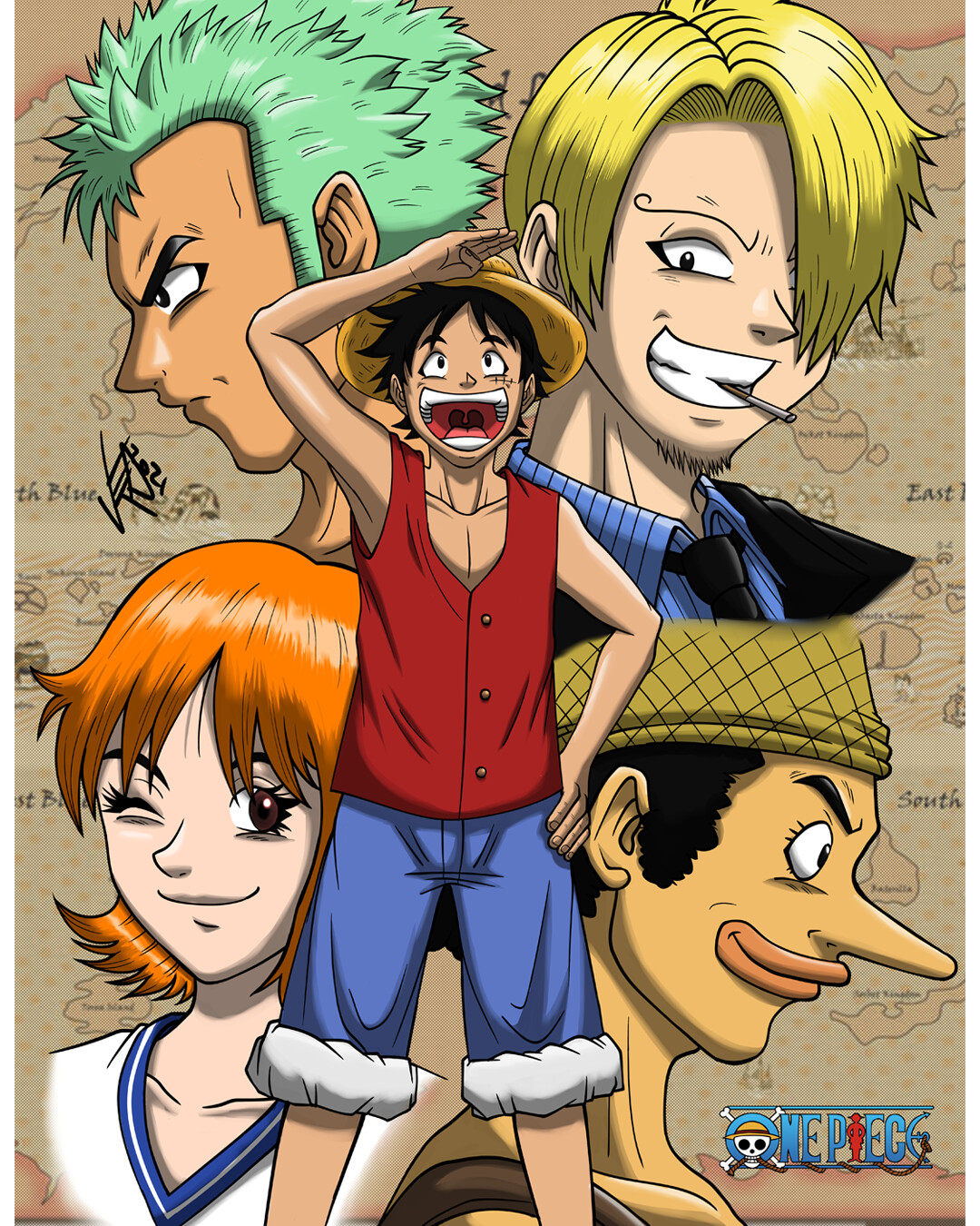 ArtStation - WE ARE! ONE PIECE!