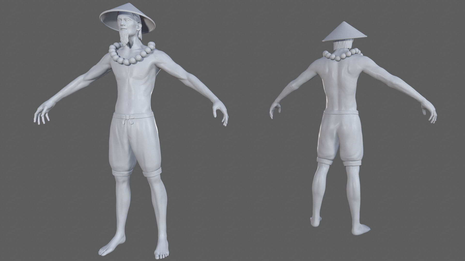 Daniel Munteanu - Fisherman Hermit (Smite Artsyle)