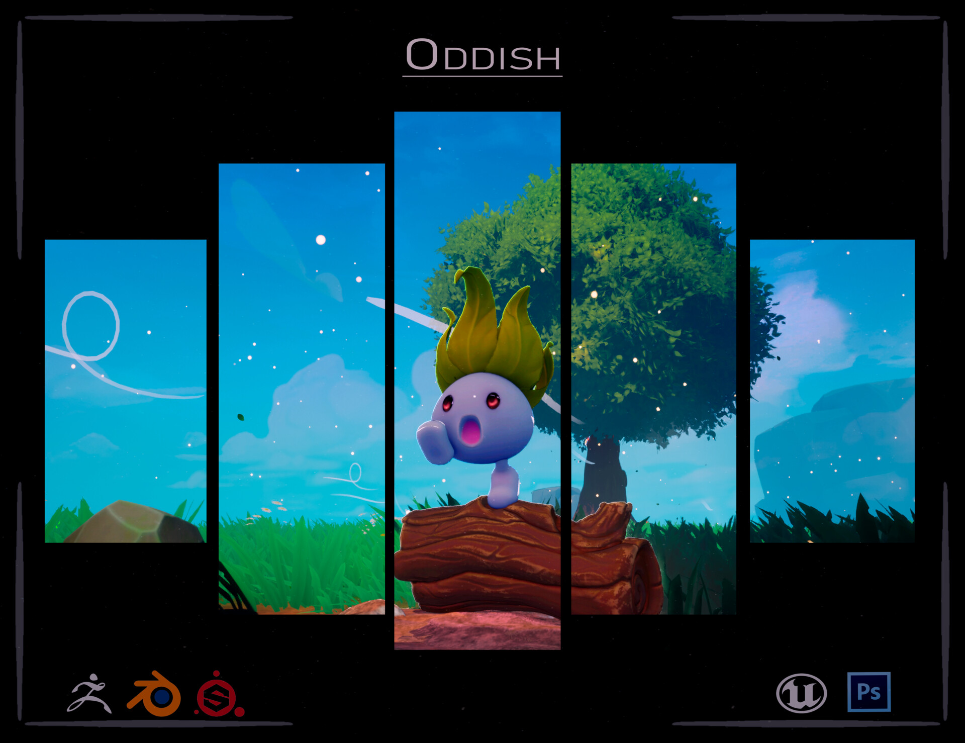 ArtStation - Pokémon Oddish - Fan Art