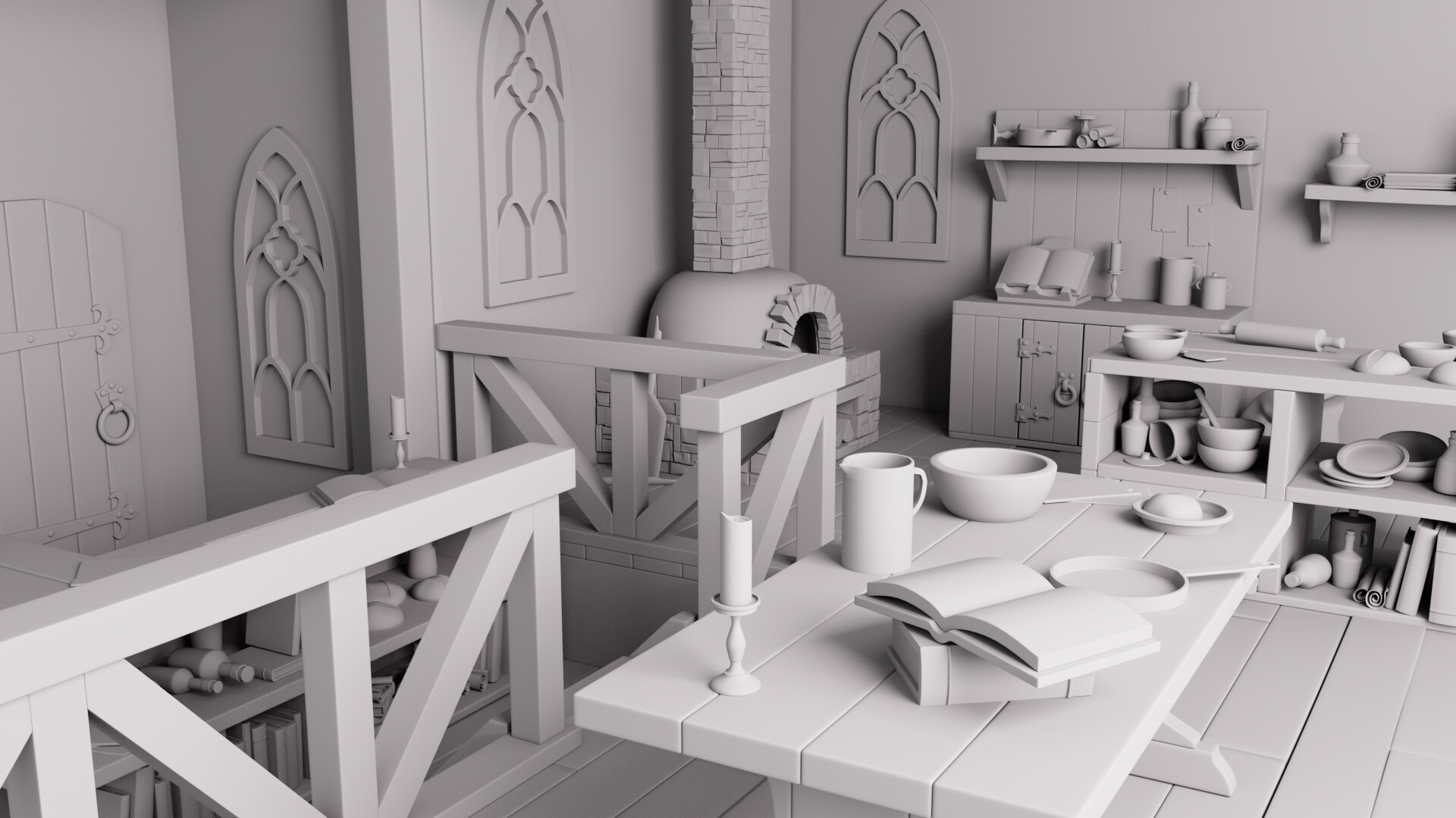 ArtStation - Medieval Bakery