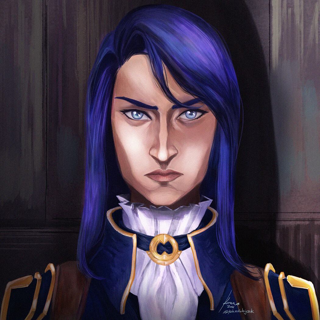 Artstation Arcane League Of Legends Caitlyn Kiramman