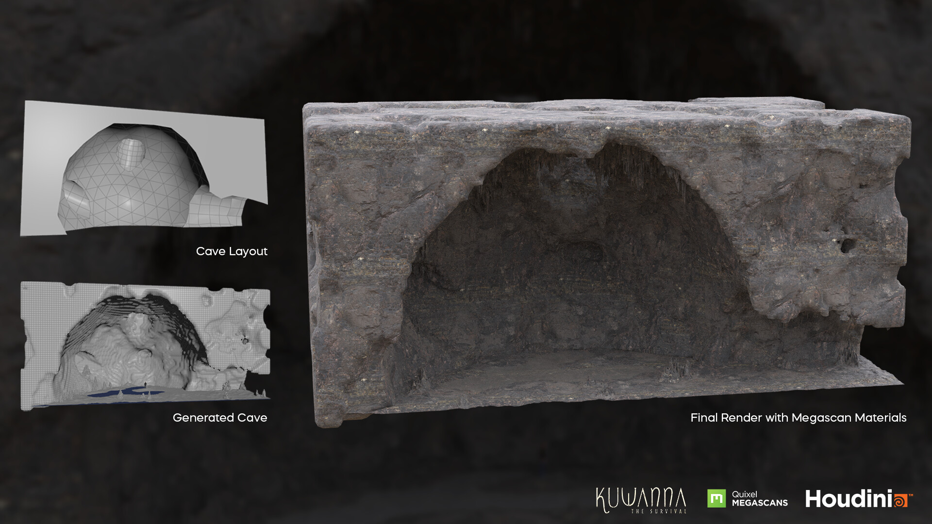 ArtStation - [Technical Art] Procedural Cave Tool