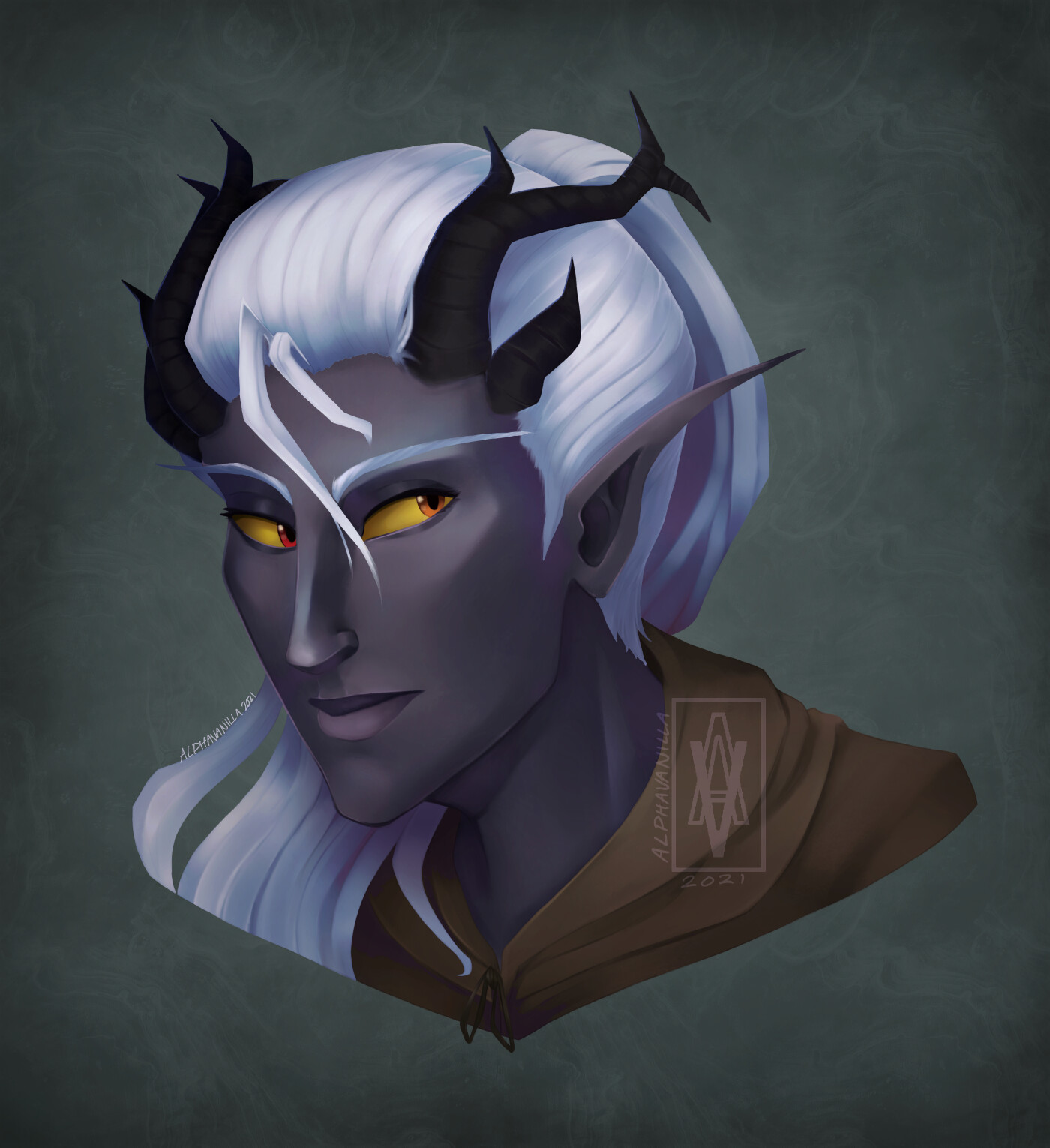 A. Marnie Osborn - My friend's Drow Elf D&D character, Valko