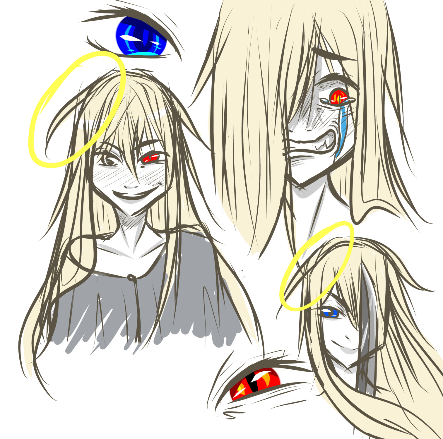 Anime Half Demon Half Angel