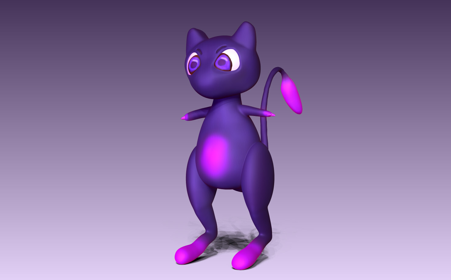 ArtStation - Mew 3D - Pokemon