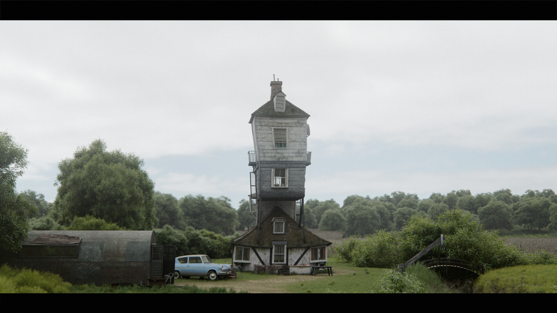 Patryk Urbaniak - The Burrow - Harry Potter Overcast (2021)