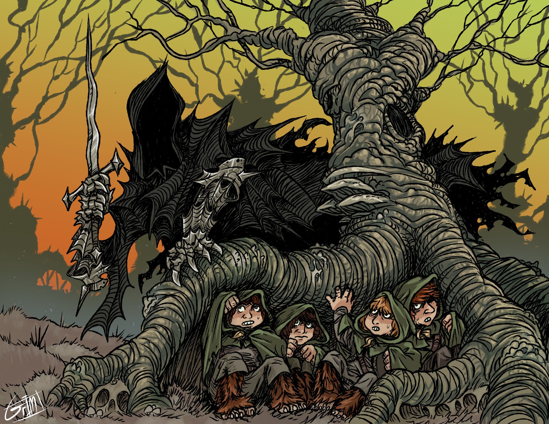 ArtStation - THE RINGWRAITH. 2020.