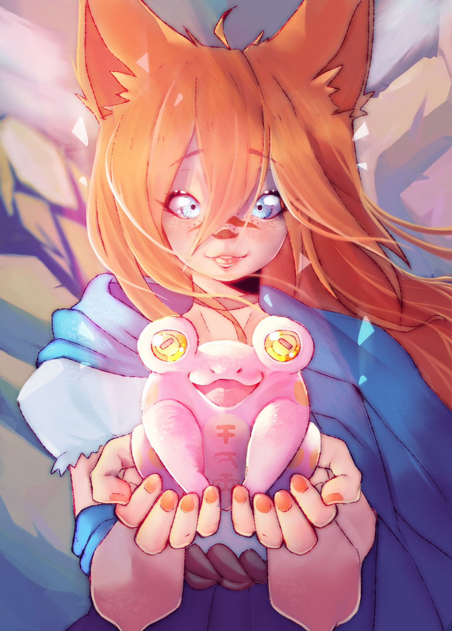 ArtStation - Vix of the six and Lucky Frog - Nostalgix TCG