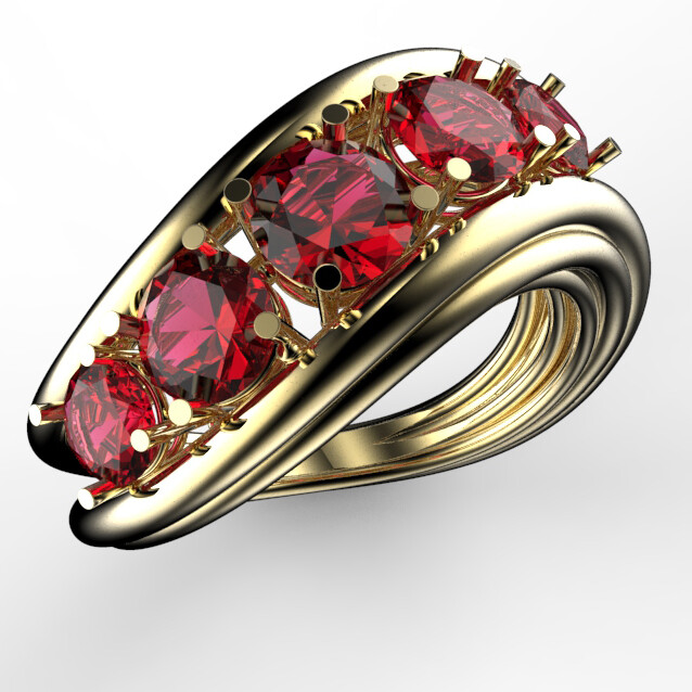 ArtStation - Twisted ring