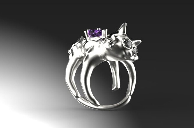 ArtStation - Cat ring