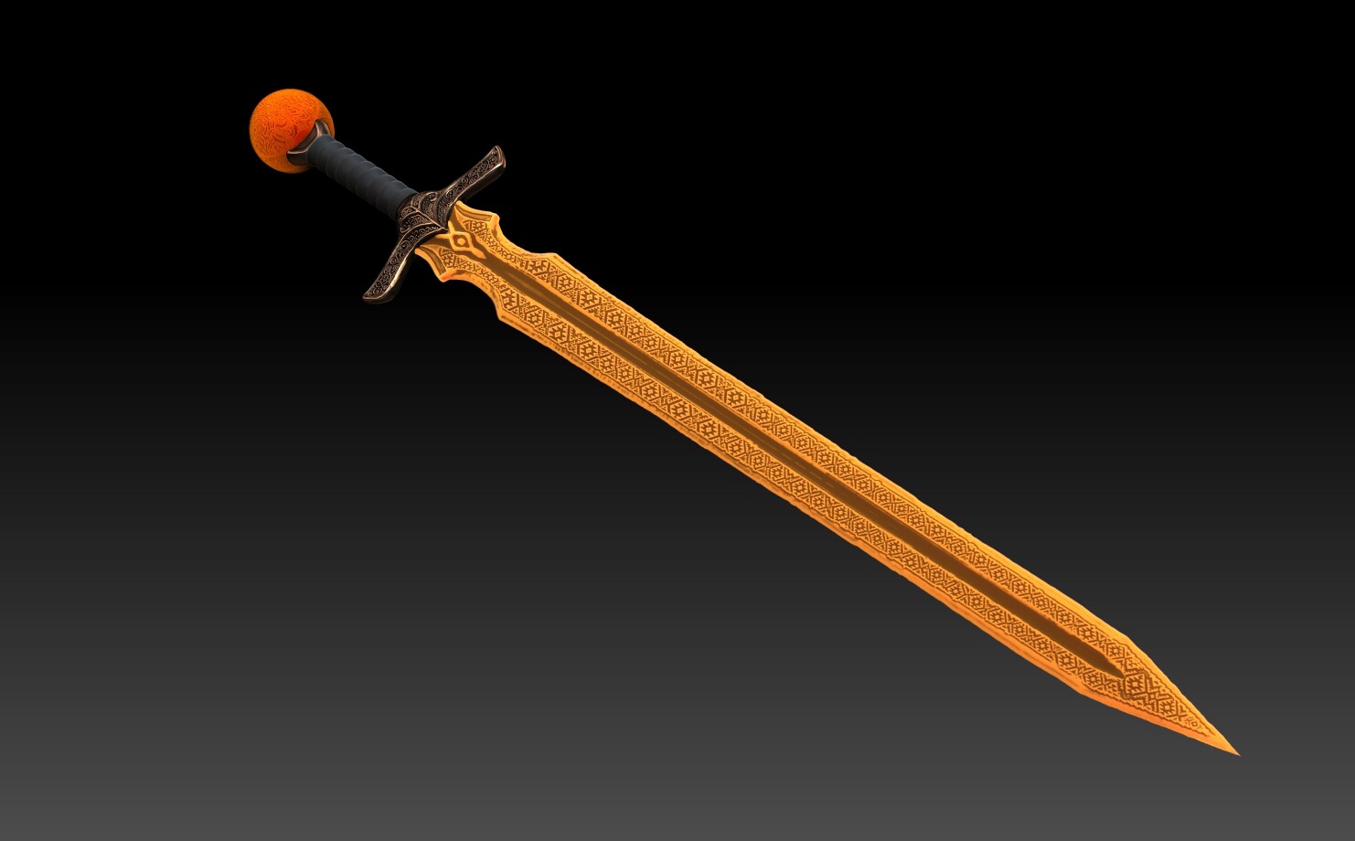 ArtStation - Fire sword