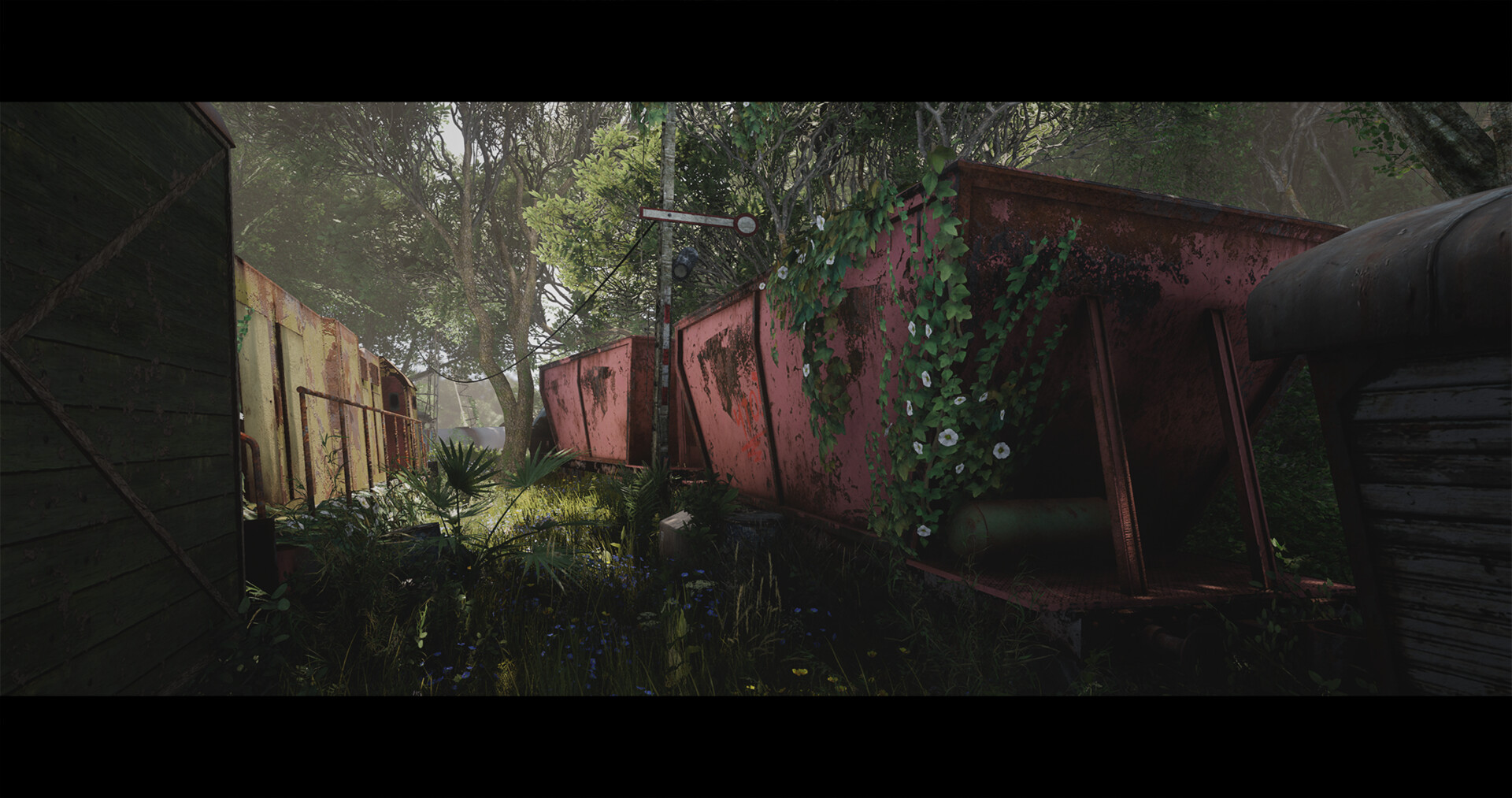 ArtStation - Train yard/bridge