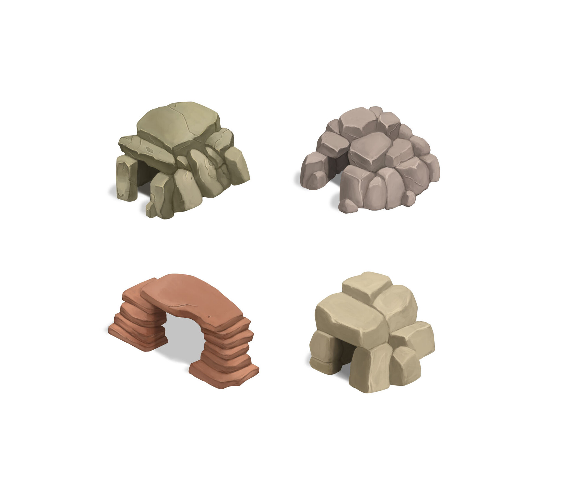 ArtStation - Ancient Era (stone/cave/rock object)