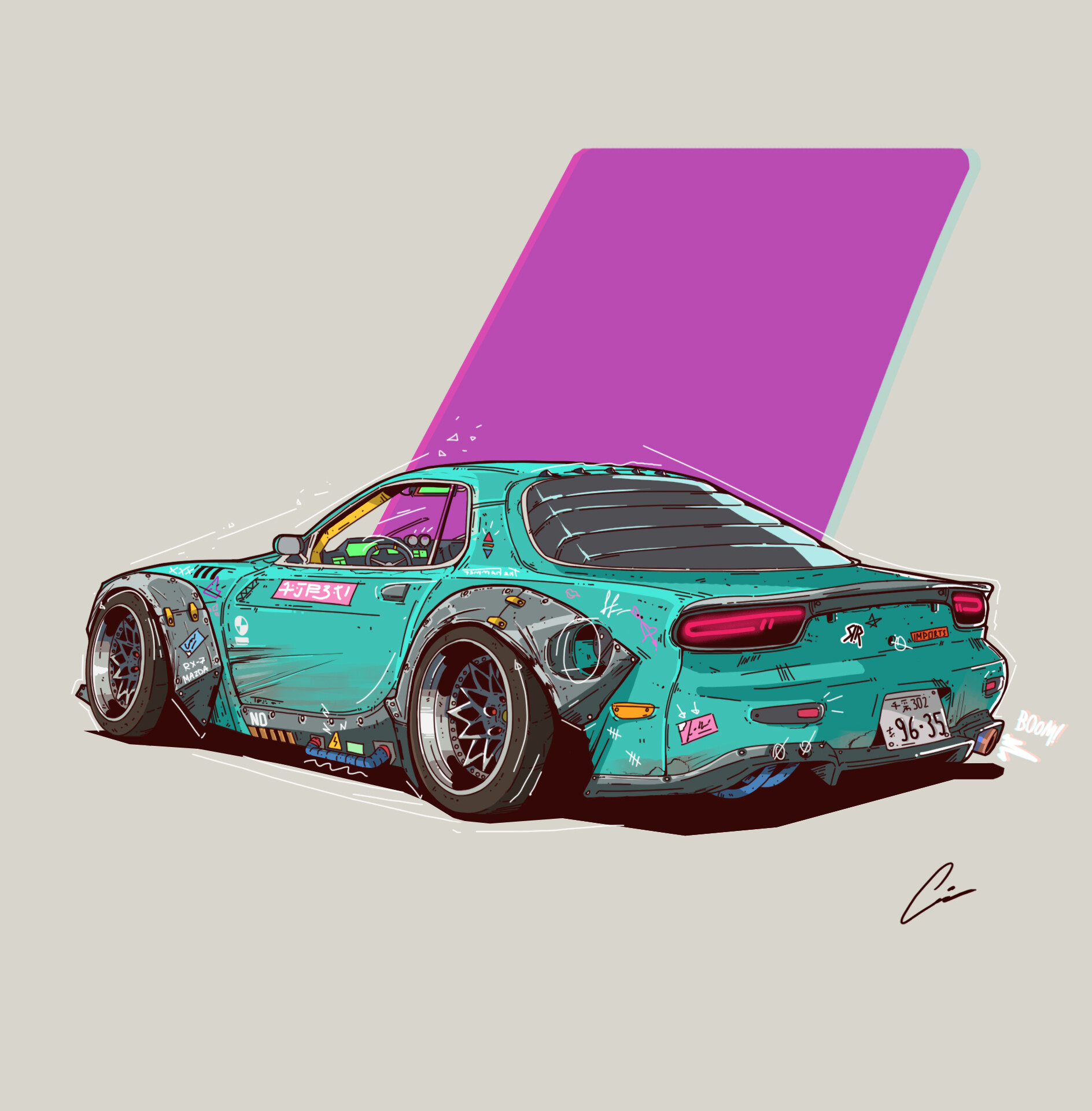 ArtStation - Neon CAR