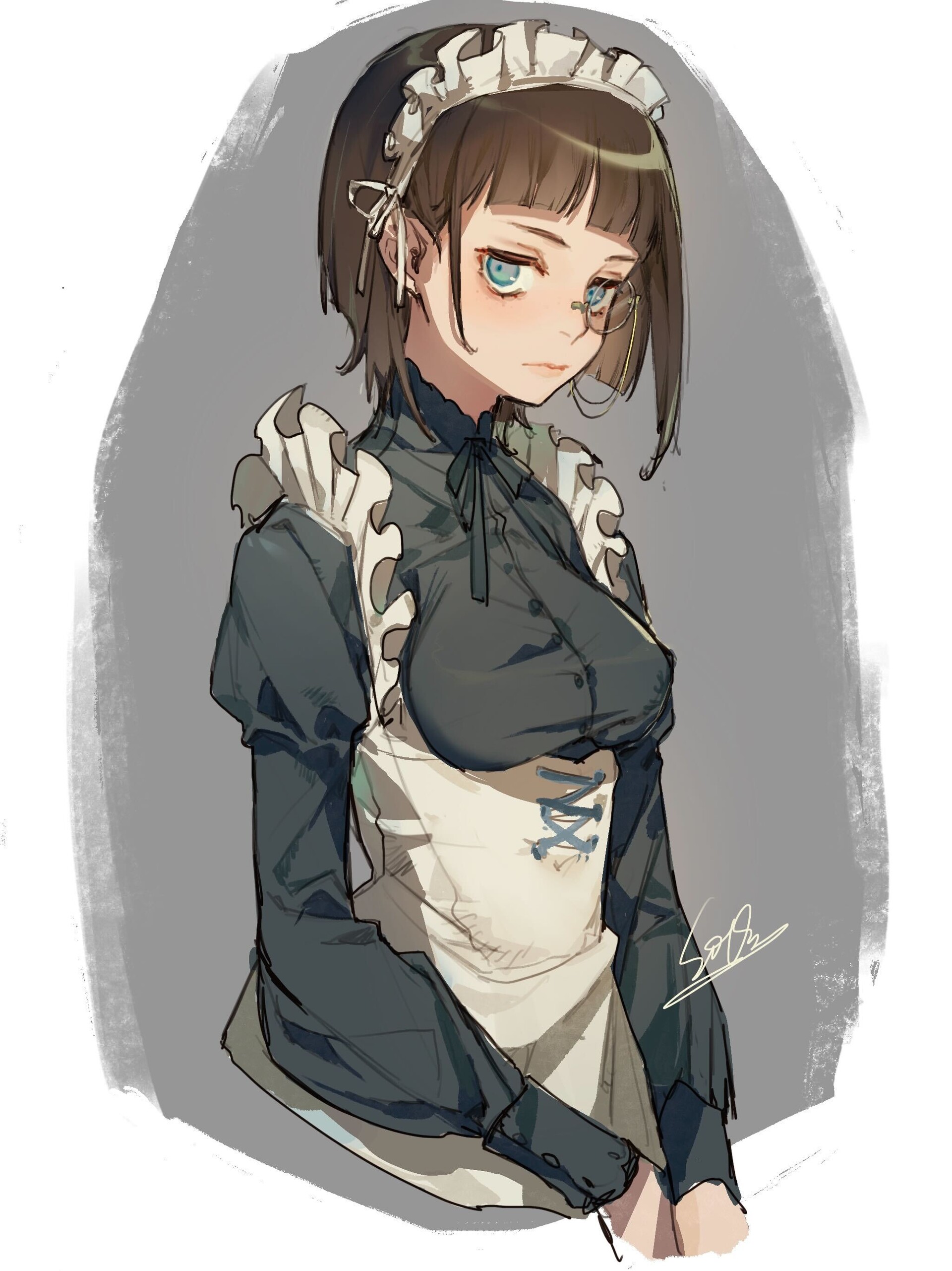 ArtStation - maid sketch