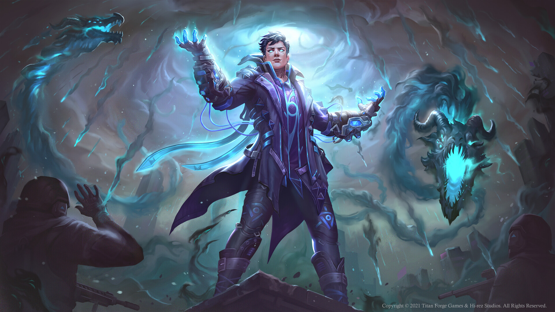 ArtStation - Merlin Shadow Mage - SMITE