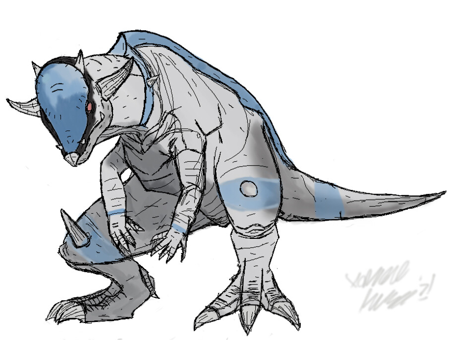 mega rampardos concept