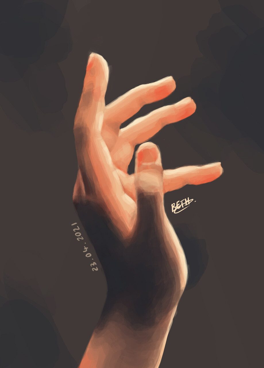 ArtStation - Digital Hand Study
