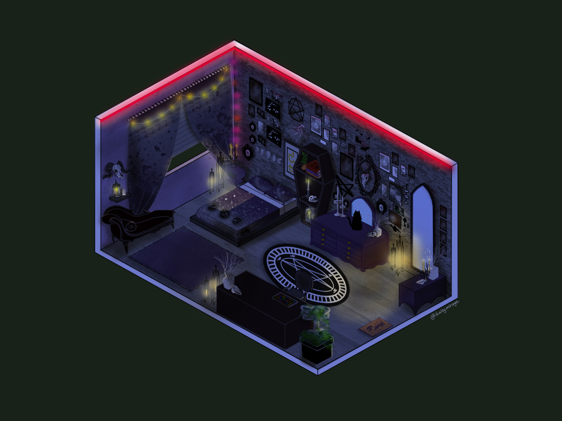 ArtStation - Gothic room