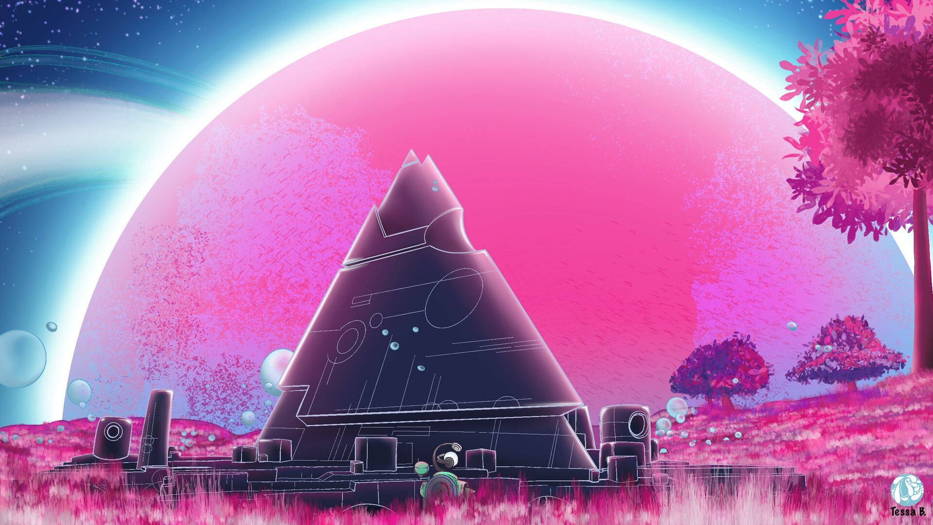 ArtStation - The blue pyramid 12.11.21