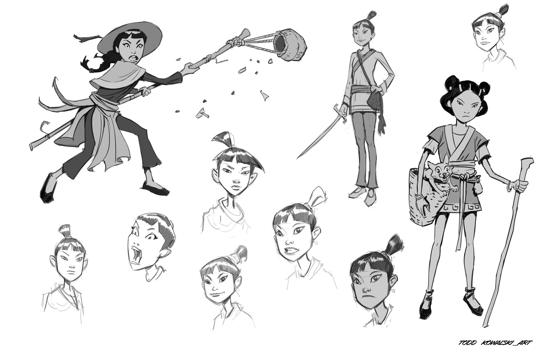 ArtStation - A few character ideas for Kidnapped