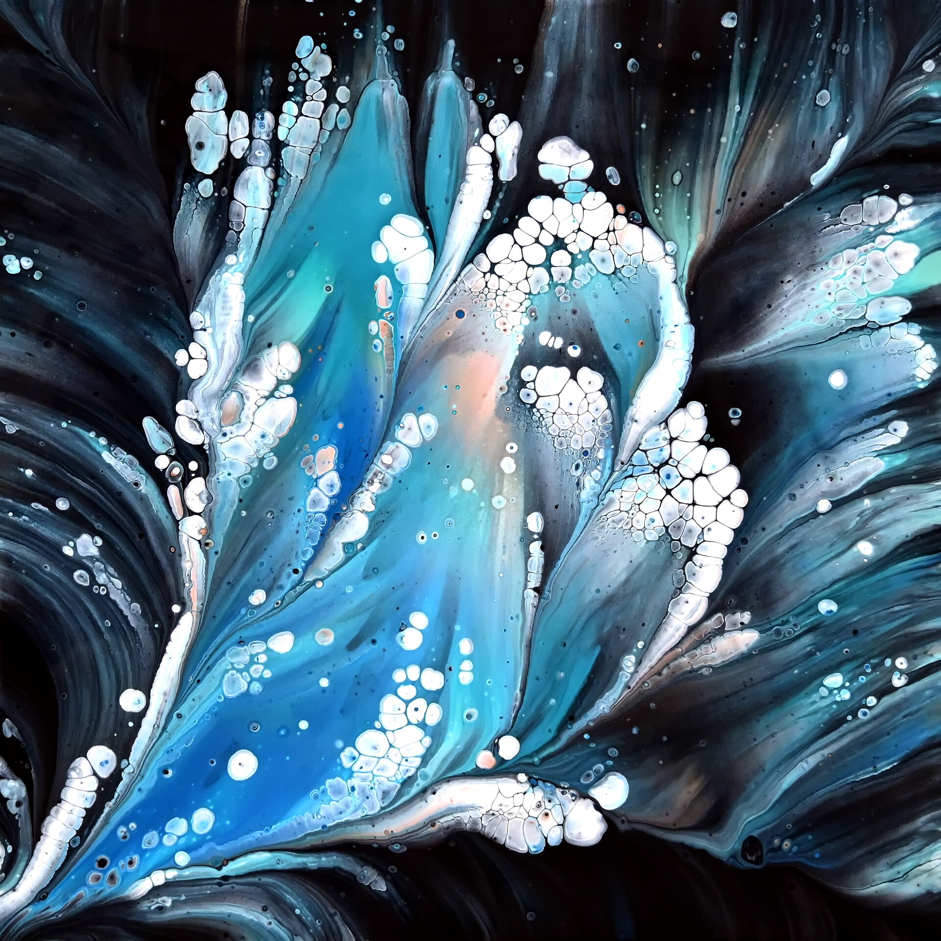 Just pour with Fiona - EASY Acrylic pouring DIP ~ 5 different ...