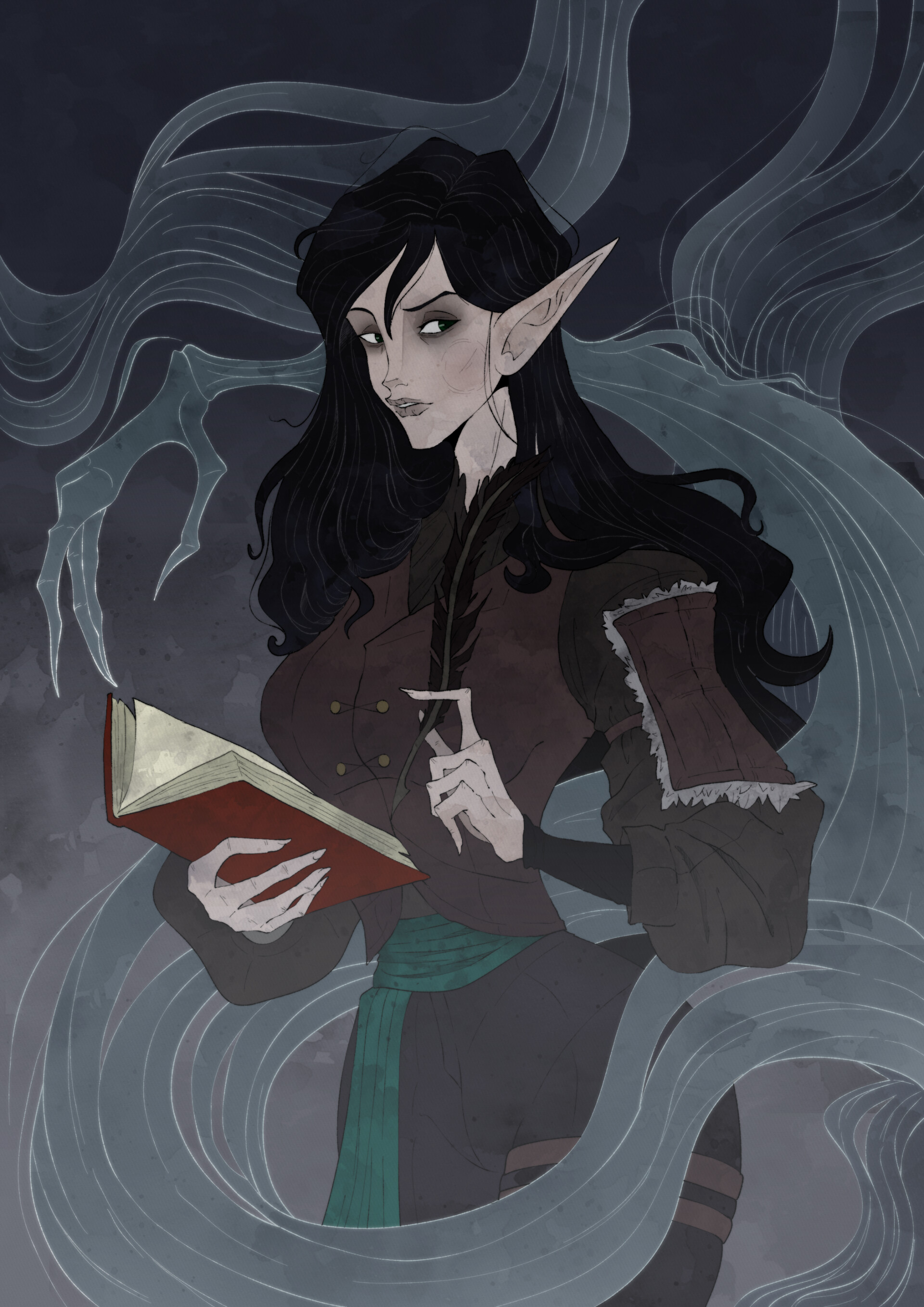 ArtStation - DnD commission: Keth'ali