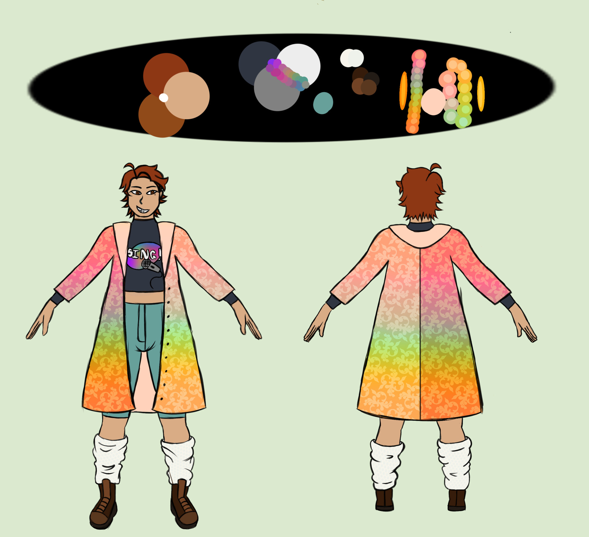 ArtStation - Axel reference sheet