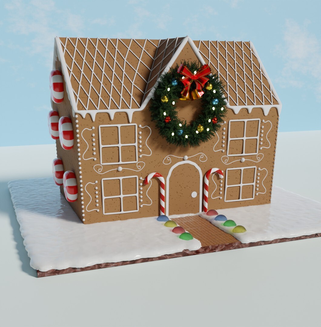 ArtStation - Gingerbread House