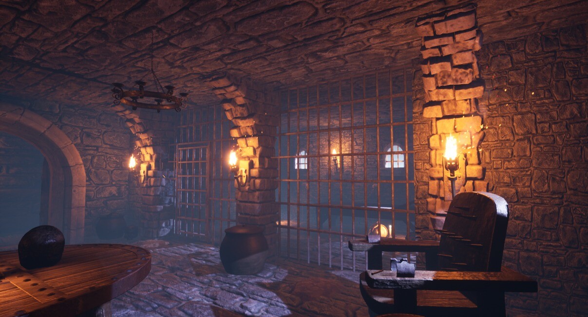 ArtStation - Unreal Engine: Dungeon Room